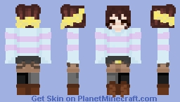 Frisk! Undertale! Minecraft Skin