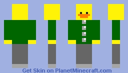 Green Coat Duck Minecraft Skin