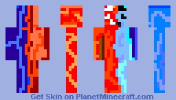 Warm/cold Minecraft Skin