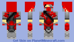 Red Hood The League of Assassin Minecraft Skin