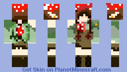 {Cute mushroom girl skin} Minecraft Skin