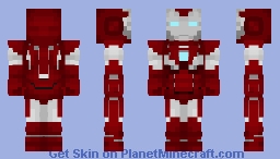 Iron Man - Silver Centurion (Marvel Comics) Minecraft Skin