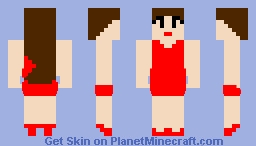 FNF Girlfriend Minecraft Skin