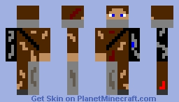 wounded man Minecraft Skin