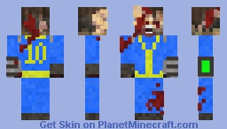 clicker in fallout suit Minecraft Skin