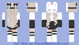 Bunny mask Minecraft Skin