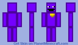 William Afton (PURPLE GUY?!) Minecraft Skin
