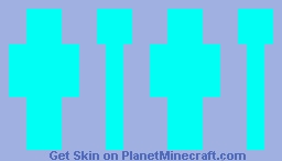 cyan Minecraft Skin