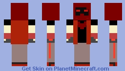 Red Hood(Hooded suit) Minecraft Skin