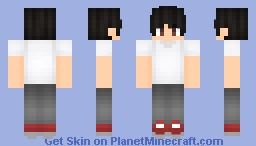 Casual White Minecraft Skin