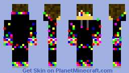 Rainbow Gamer Boy Minecraft Skin