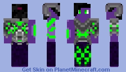 Dark elf Minecraft Skin