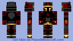 The crimson knight Minecraft Skin