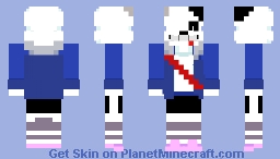 infected! sans Minecraft Skin