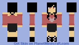 TV girl Minecraft Skin