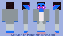 derek blue Minecraft Skin