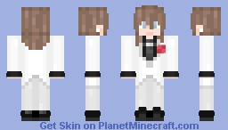 White Tux Minecraft Skin