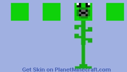 gatling pea Minecraft Skin