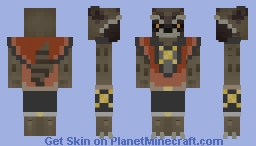 Xenon RP MC Raccoon Minecraft Skin