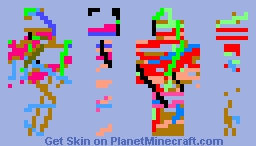 Spray paint guy Minecraft Skin