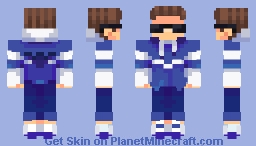 quig blue bats Minecraft Skin