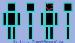 Void block Man Minecraft Skin
