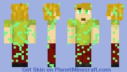 Ultra Instinct Shaggy Minecraft Skin