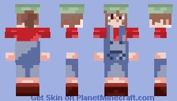 Humanized!Bandu - VS Dave And Bambi: Golden Apple Edition Minecraft Skin