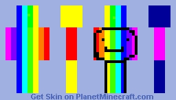 Rainbow dream Minecraft Skin