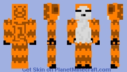 sledgehog the hedgehog Minecraft Skin