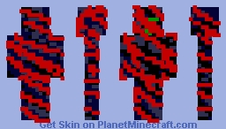 Corrupted Blue Knight Minecraft Skin