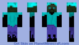 fixed sculk zombie Minecraft Skin
