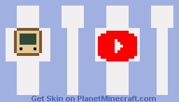 Youtube Logo Minecraft Skin