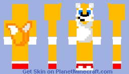 Miles "Tails" Prower Skin Minecraft Skin