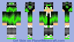 Green Gamer Minecraft Skin