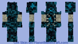 Sculk Monster Minecraft Skin