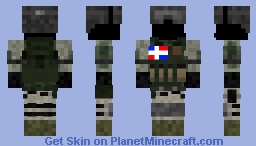 Soldier elite dominican republic Minecraft Skin