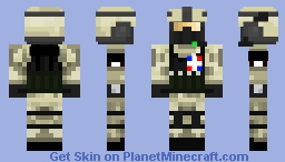 Pilot military Dominican republic Minecraft Skin