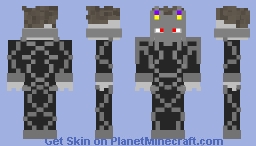 The Dark Vampire with mask Minecraft Skin