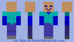 blue steve Minecraft Skin