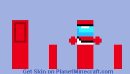 red imposter Minecraft Skin