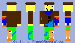 Fishing noob Minecraft Skin