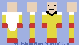 saitama Minecraft Skin