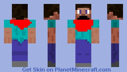 Broken Neck Steve Minecraft Skin