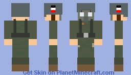 German Soilder Minecraft Skin