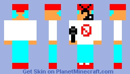 fnf boy friend Minecraft Skin
