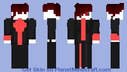 Vampire grey Minecraft Skin