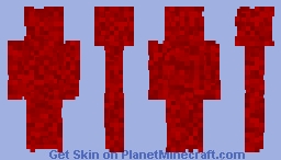 Red Glitch Minecraft Skin