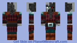Withered Pillager Minecraft Skin