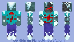 Withered FROZEN ZOMBIE Minecraft Skin
